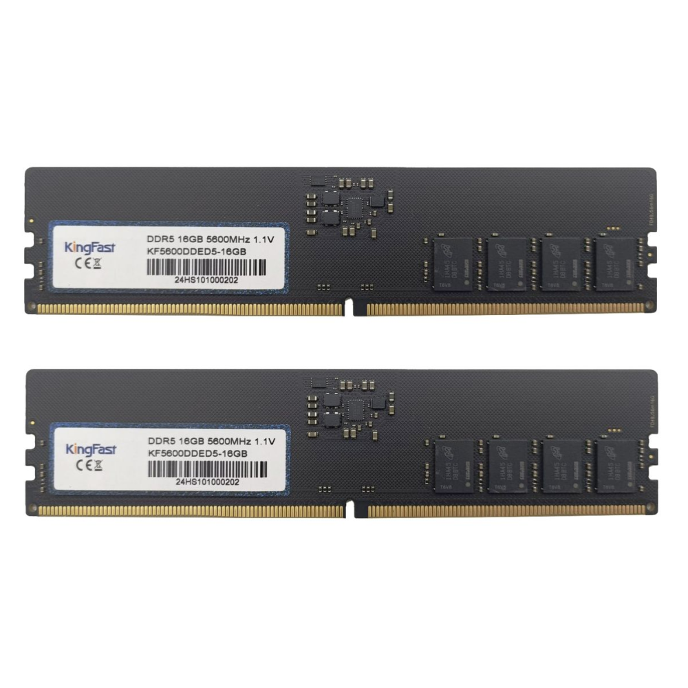 Kingfast 32GB DDR5 5600MHz Desktop RAM Combo (2 x 16GB DDR5 5600 ...