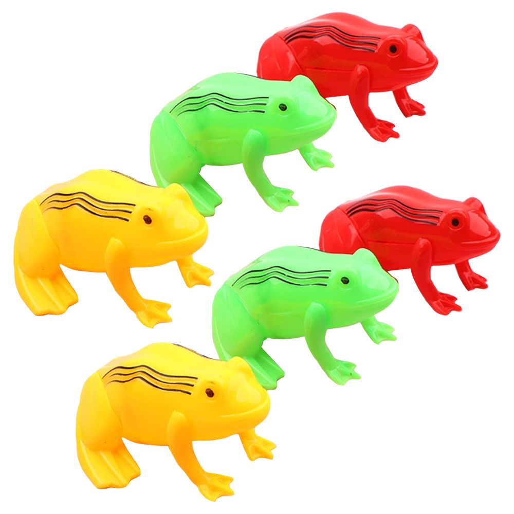Kids Novelty Large Interactive Super Jumping Party Frog Toy Set of 6 ...