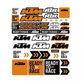 Custom KTM Sticker Sheet #2 | Shop Today. Get it Tomorrow! | takealot.com