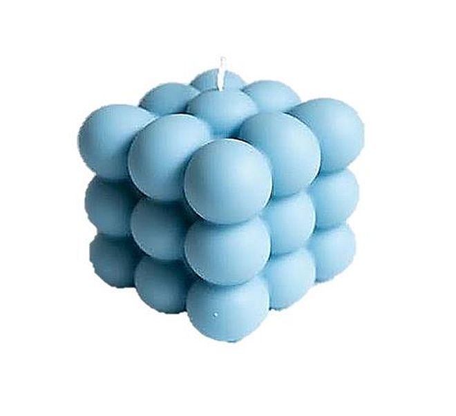 Blue Aesthetic Bubble Candle - Coconut & Vanilla Scented | Shop Today ...