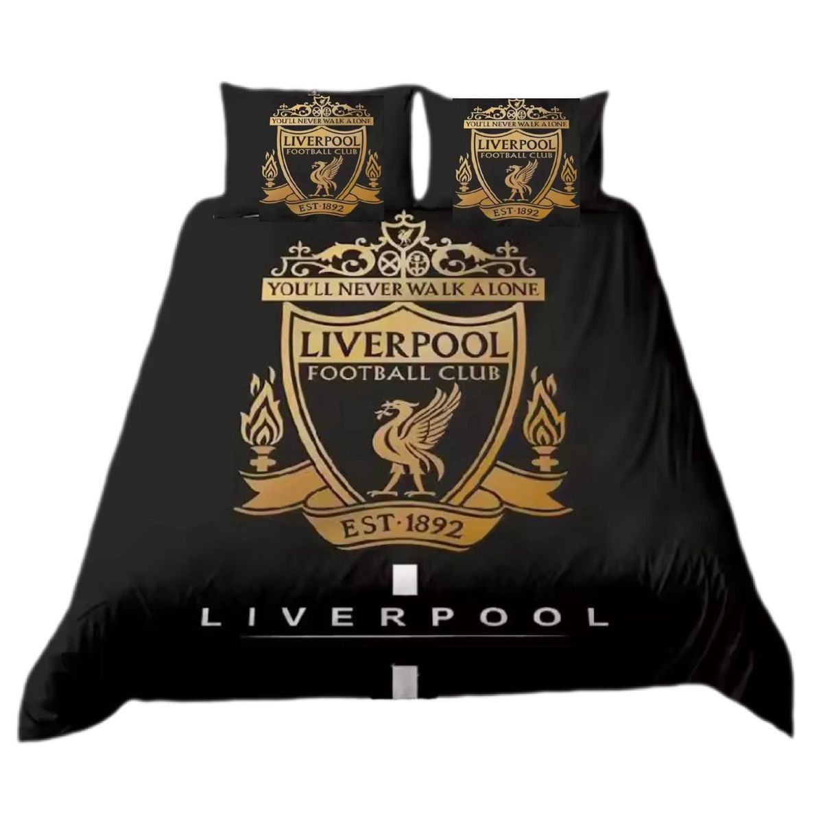 Liverpool FC 3D Printed Duvet Cover Set - Style 1 Single Bed | Shop ...
