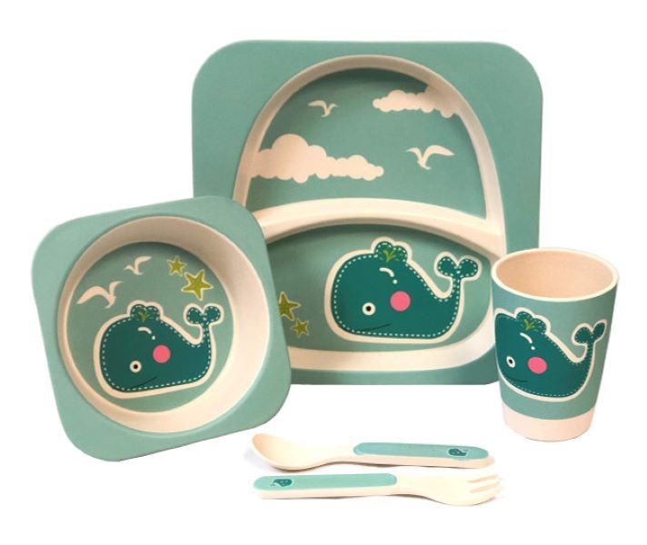 5pc Kids Whale Dinner Set (YA-BF03) | Shop Today. Get it Tomorrow ...