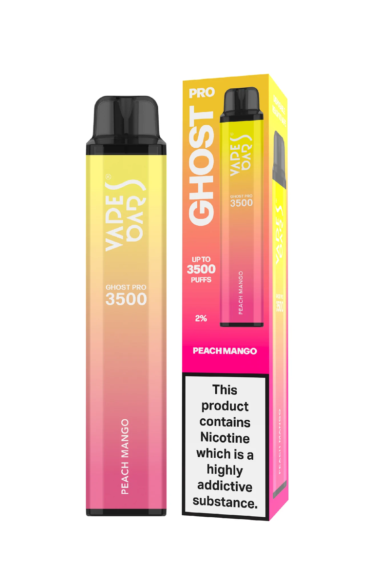 Vape Bars - Ghost Pro 3500 Puff - Peach Mango | Buy Online in South ...