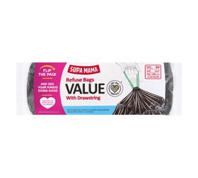 Budget Refuse Bags - Black (750 x 900mm) | Shop Today. Get it Tomorrow ...