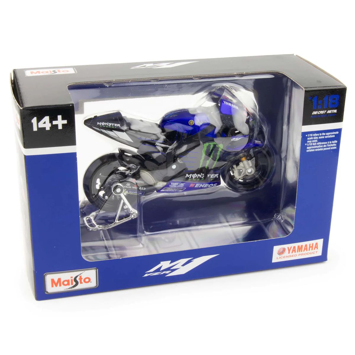 Maisto-1/18th 2021 Yamaha Factory Racing Team Bike Model - Quartararo ...