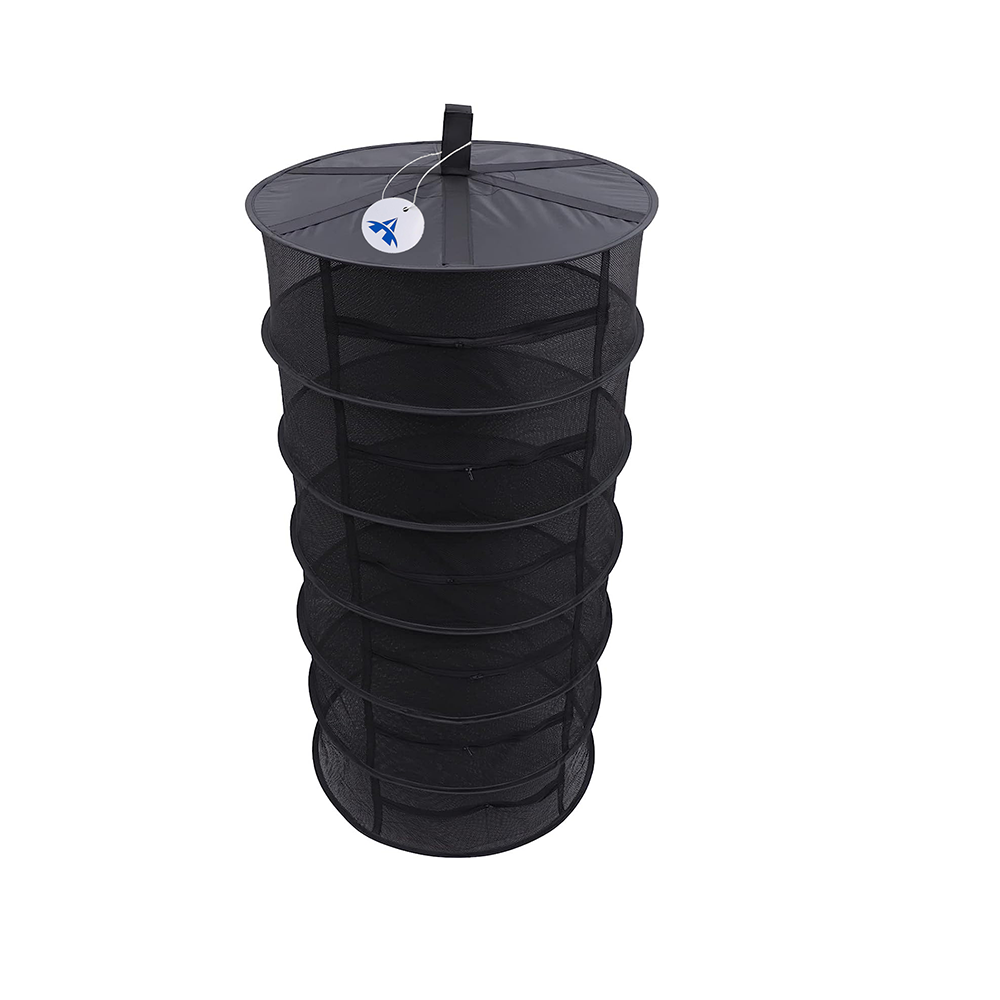 Herb Drying Net Rack 6 Layers Collapsible Mesh Hanging Plant Dry Net ...