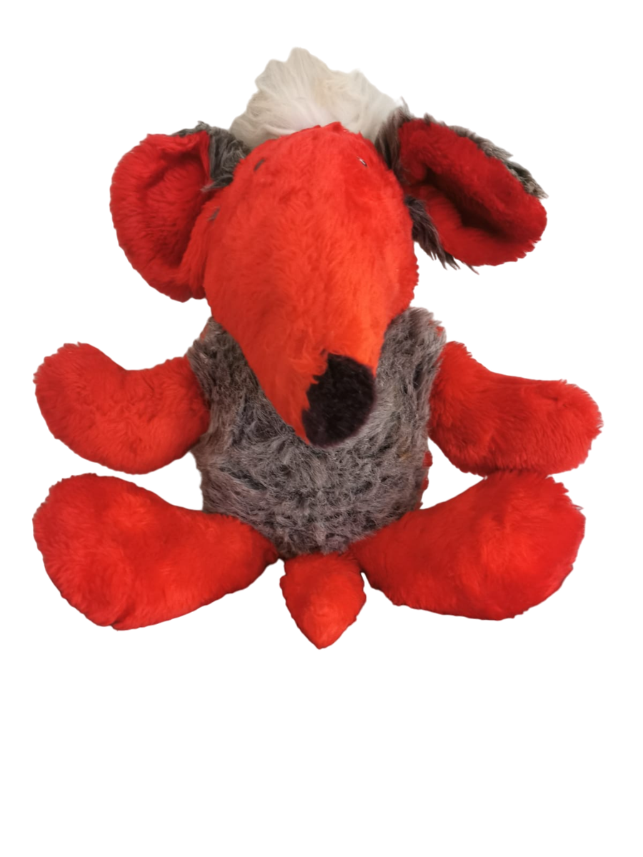Large Soft Red and Grey Mouse Plush Toy - 45cm x 35cm | Shop Today. Get ...