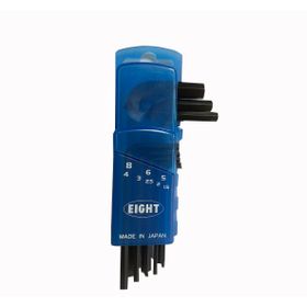 Eight - Hex Key Set - 7 Piece - Extra Long - Grey Pouch - 3-10mm - 2 ...