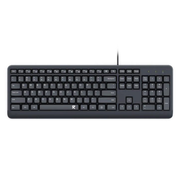 Heavy Duty Full-sized Black Wired USB Office Keyboard | Shop Today. Get ...