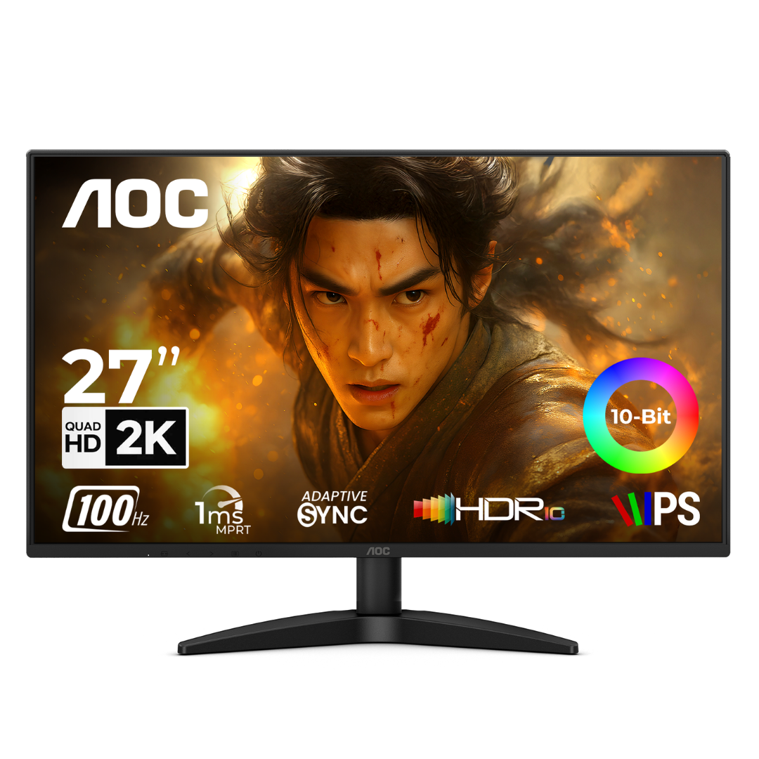 AOC Q27B36 27 QHD IPS Monitor - 2560×1440, 100Hz, 1ms, HDR10 | Shop ...