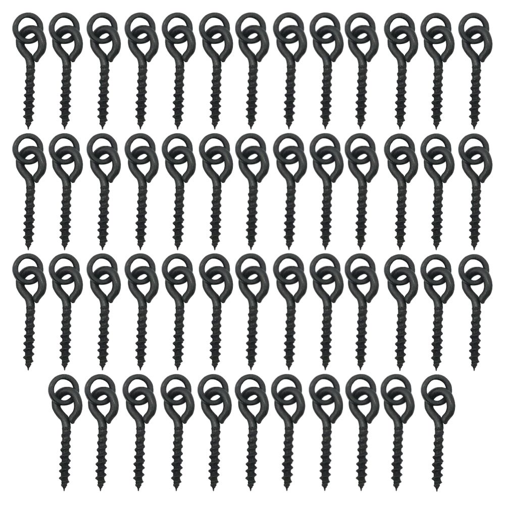 Camping Fishing Multi Use Boilie Bait Screw Specimen Rigs Set of 50 ...