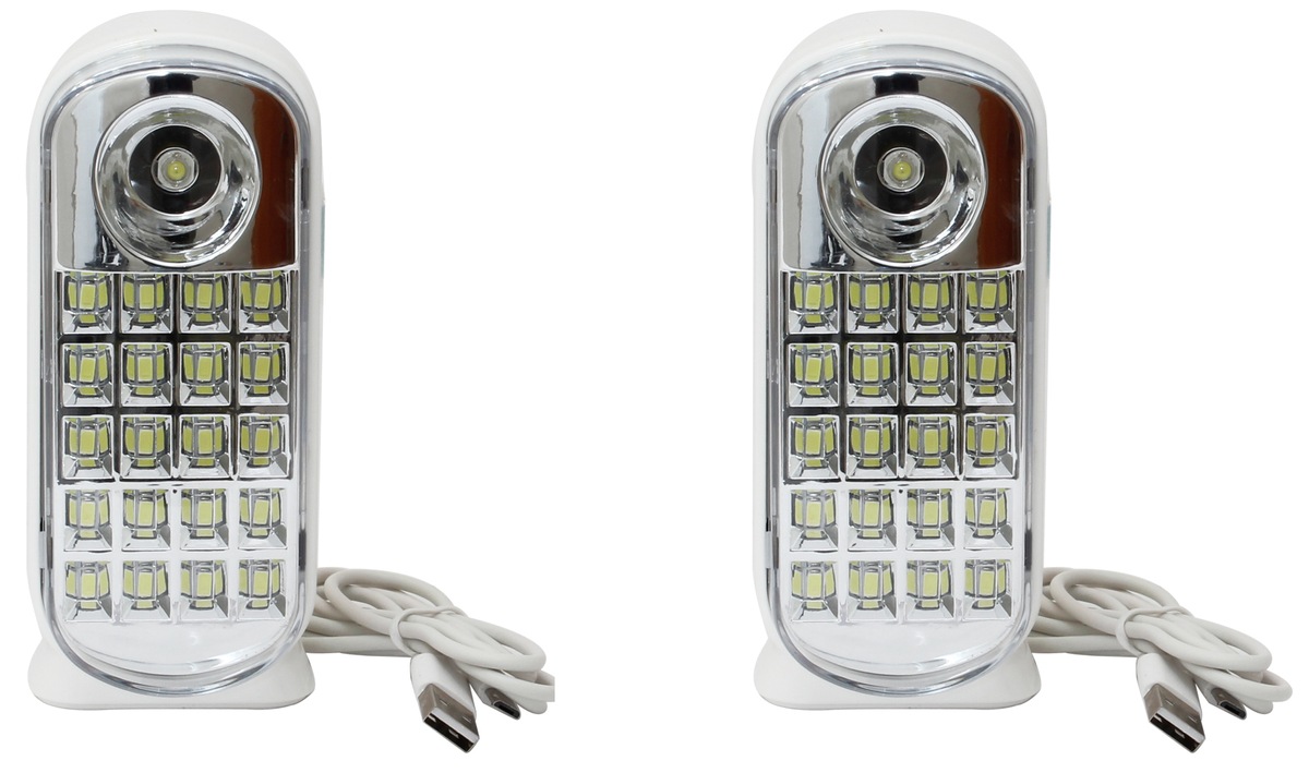 Mini Rechargeable Emergency Light-20 leds-2 Pack | Shop Today. Get it ...