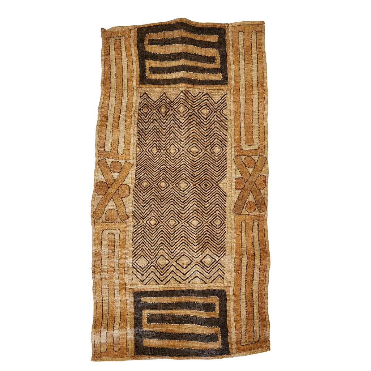 Authentic African Kuba Cloth 100cm | Shop Today. Get it Tomorrow ...