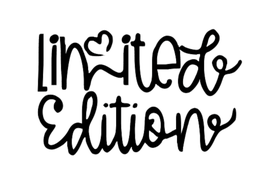 Limited Edition Cursive - Vinyl Sticker Black | Shop Today. Get it ...