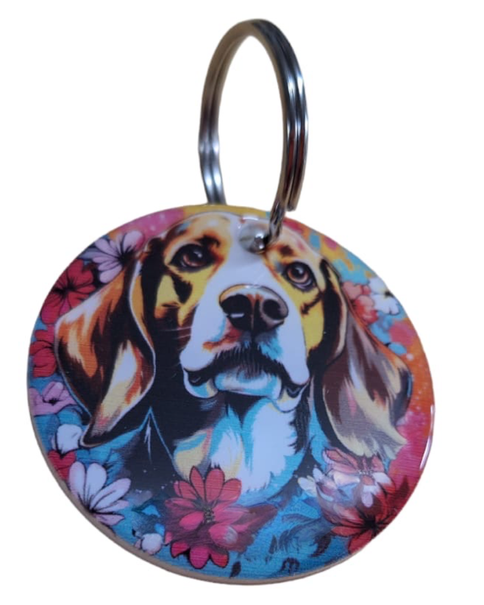 Cartoon Sad Face Beagle Keyring | Shop Today. Get it Tomorrow ...