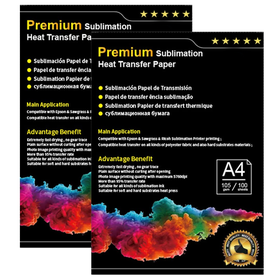 Sublimation premium heat transfer paper multipack - 105gsm | Shop Today ...