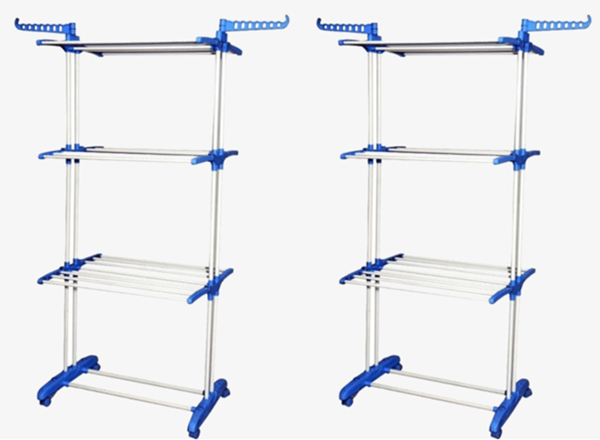 Homeware 4U - 3 Layered Clothes Drying Rack - 2 Pack | Shop Today. Get ...