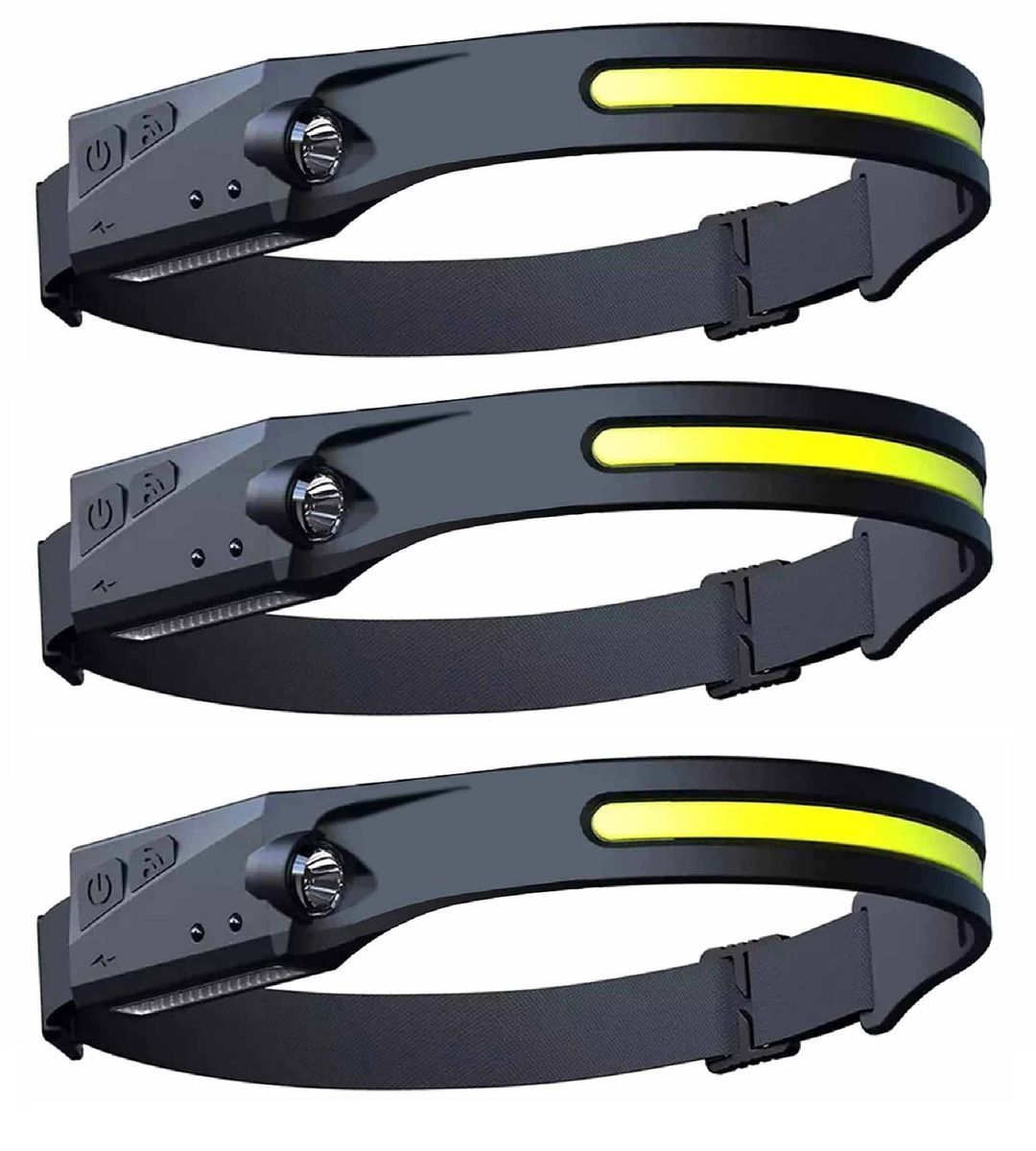 3 Pack Multi-function LED Rechargeable Head Lamp | Shop Today. Get it ...