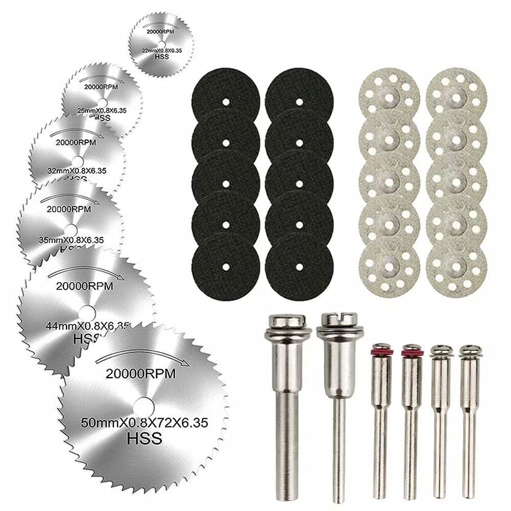 Tool DIY Diamond Metal Wood Cutting Discs for Rotary Tool Set Of 32 ...