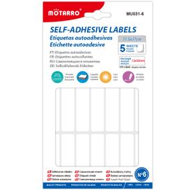Self-Adhesive Multi Purpose Sticker Writable Printable White Labels ...