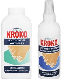 Combo Set - Kroko Foot Powder & Foot & Shoe Odour Spray | Shop Today ...