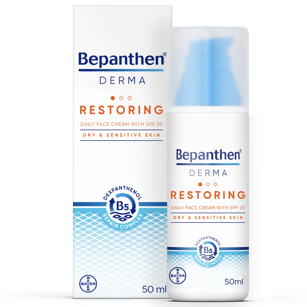Bepanthen Derma Restoring Daily Face Cream SPF25 50ml Shop Today