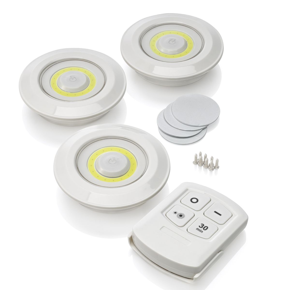 3-Pieces Ceiling Cob Lights with Remote | Shop Today. Get it Tomorrow ...