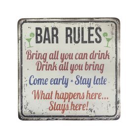 Bar Rules Wall Art | Shop Today. Get it Tomorrow! | takealot.com