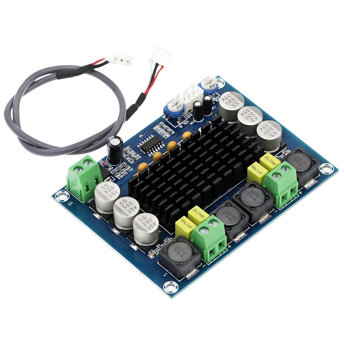 XH-M543 Audio 2x120W Dual Channel Stereo High Power Digital Amplifier ...