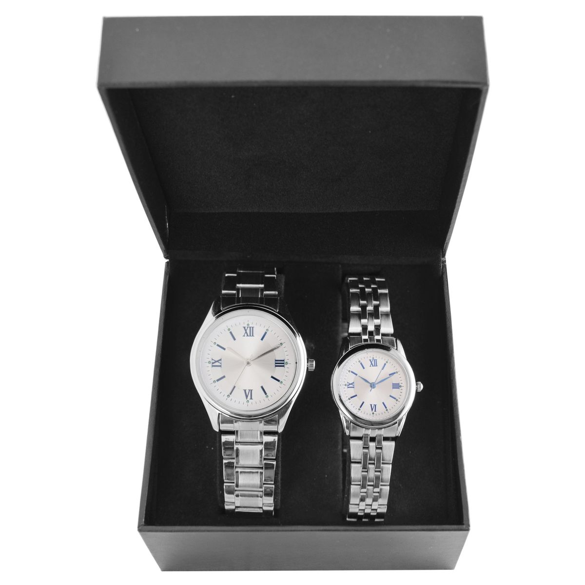 Digitime Element Gents & Ladies Watch Set [Silver] | Shop Today. Get it ...