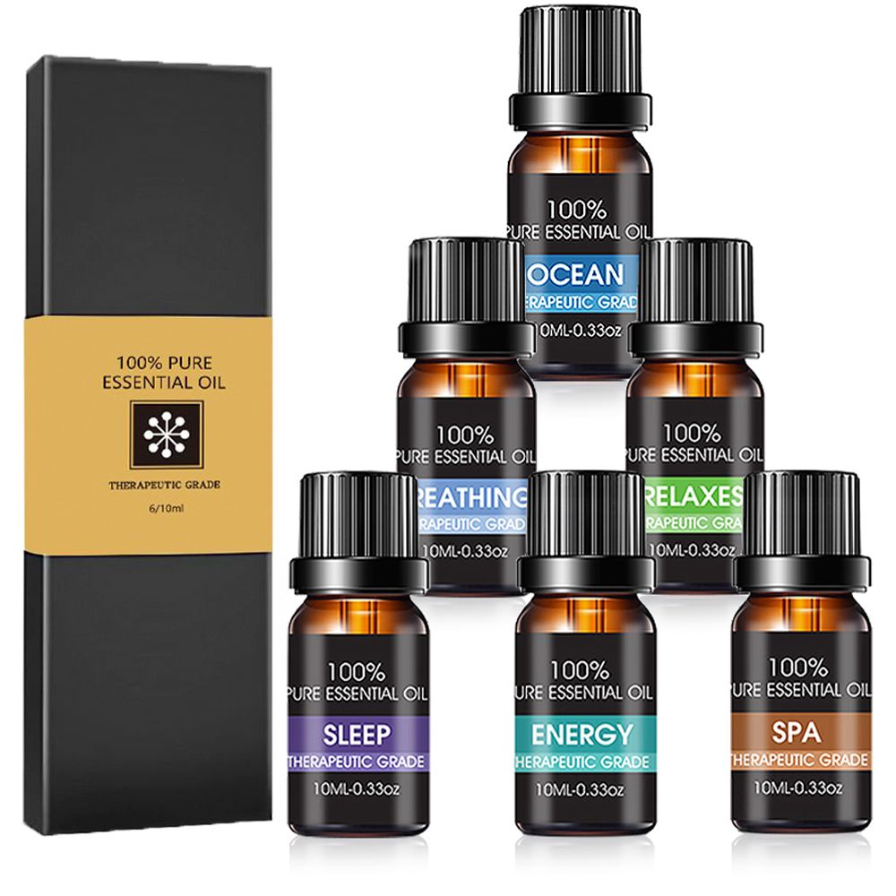 Essential Oils Set Blends Complex Fragrance for Diffuser Humidifier - 6 ...