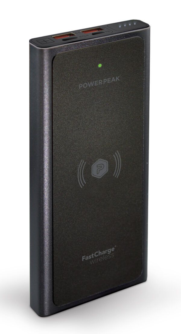 Power Peak 2-in-1 Fast Charge Wireless Charger and Power Bank 10 000 ...