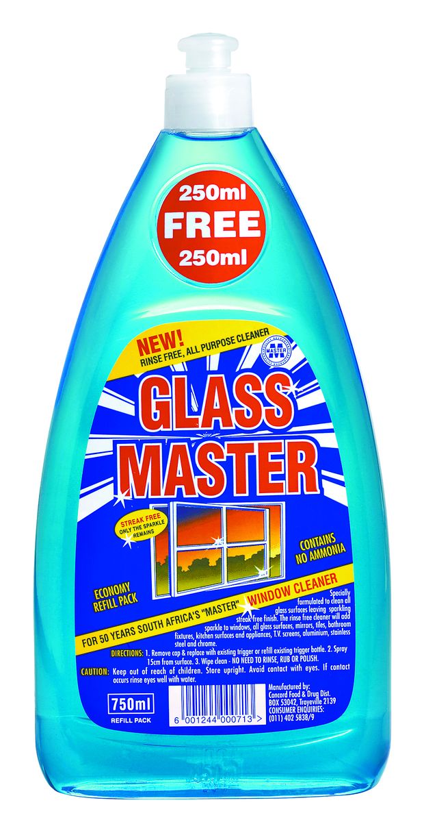 Glass Master Window Cleaner Refill 750ml | Shop Today. Get it Tomorrow ...