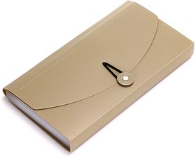 Expanding File Folder, 13 Pockets Small Accordion File Folder, Khaki ...