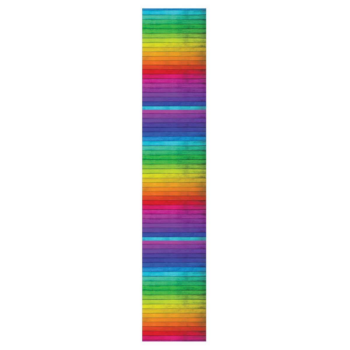 Colourful Wooden Stripes Table Runner | Shop Today. Get it Tomorrow ...