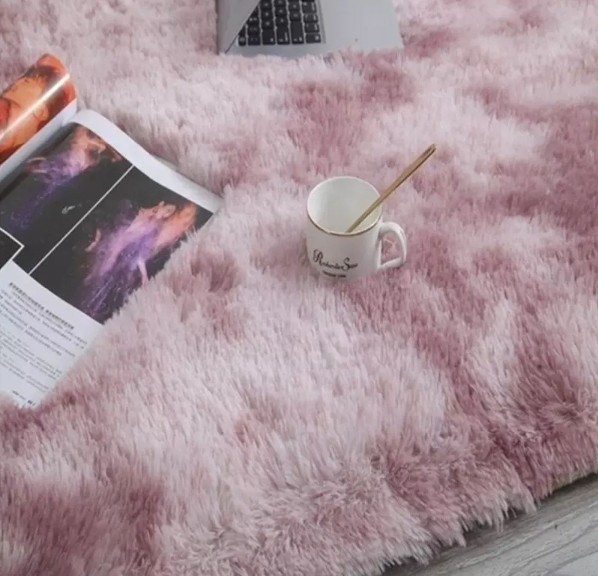 Large Premium Fluffy Carpet/Rug - Rogue Pink Mix | Shop Today. Get it ...