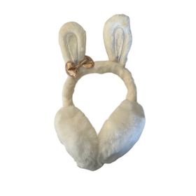 Bunny Rabbit - Foldable Warm Winter Ear Muffs - Winter Alice Band ...