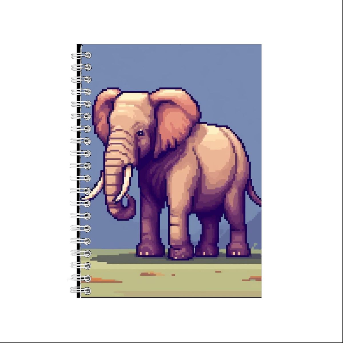 Pixel Elephant A5 Spiral Notepad Gift Idea | Shop Today. Get it ...