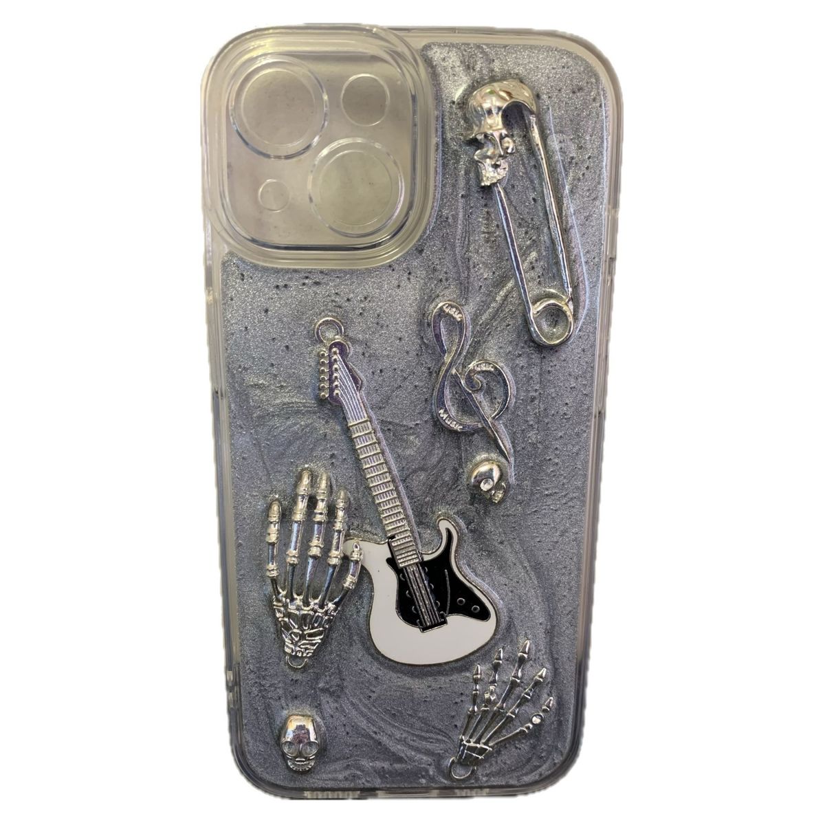 Silver Musical Note Phone Case For iPhone | Shop Today. Get it Tomorrow ...