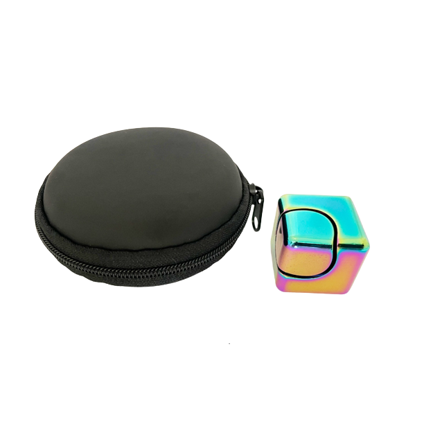 Fidget Spinner Spin Stability Alloy Finger Spin Cube Relieve ADHD ...