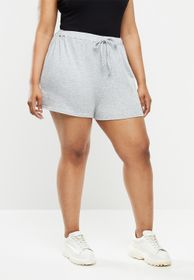 Women's Missguided Plus Size Tie Front Jogger Short - Grey | Buy Online ...