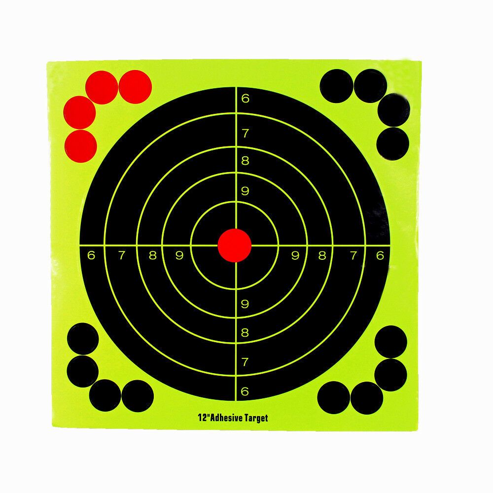 12" Adhesive Target Shot Rifle Paper Target- 10 Pack | Shop Today. Get ...