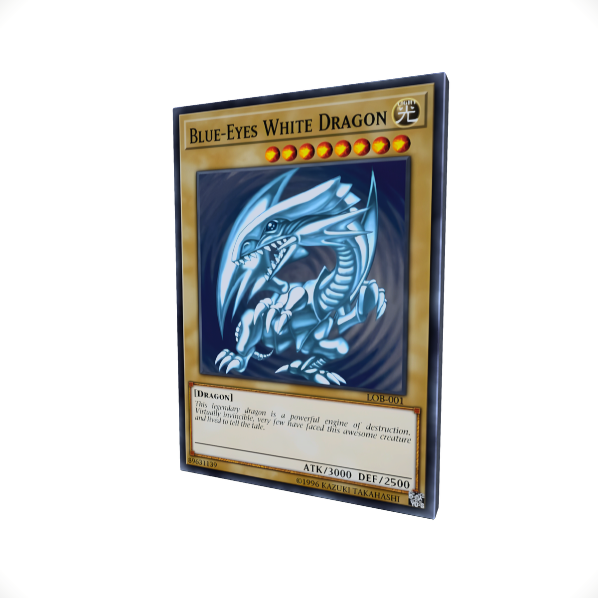 Blue Eyes White Dragon - Yu-Gi-Oh! Card Themed Mouse Pad | Shop Today ...