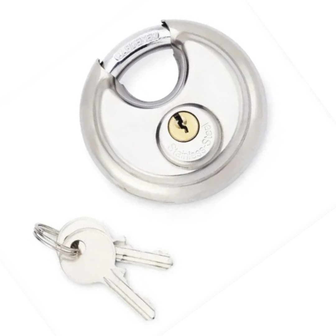 Heavy Duty Lock - Stainless Steel Disc Padlock | Shop Today. Get it ...