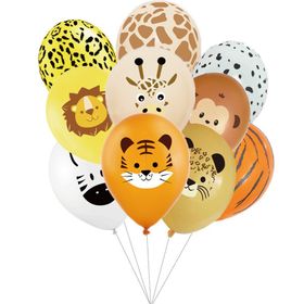 Wild Animal Print and Animals Latex Balloons - 10 Balloons | Shop Today ...