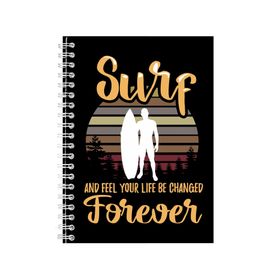 Surf Forever Notebook Gift Idea Writing Book Notepad Pad 60 | Shop ...