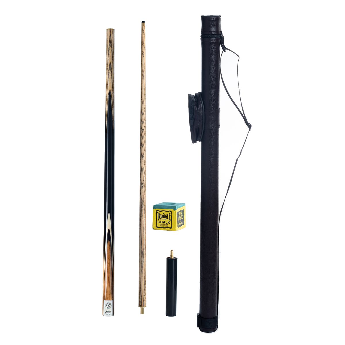 Union Billiards Ultimate 8-Ball Pool Cue, Tube Case and Chalk Combo ...