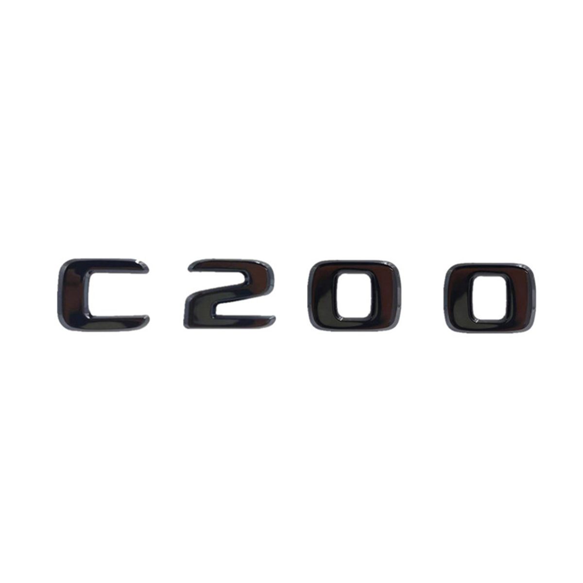SH-MBZ-C200-GBK,High Quality ABS Mercedes-Benz Trunk Letter Emblem ...