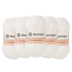 Kartopu - Elite Wool Grande (Pack of 5 x 100g) | Shop Today. Get it ...