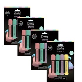 Croxley Create Pastel Highlighters - 4 x 4 pack | Shop Today. Get it ...